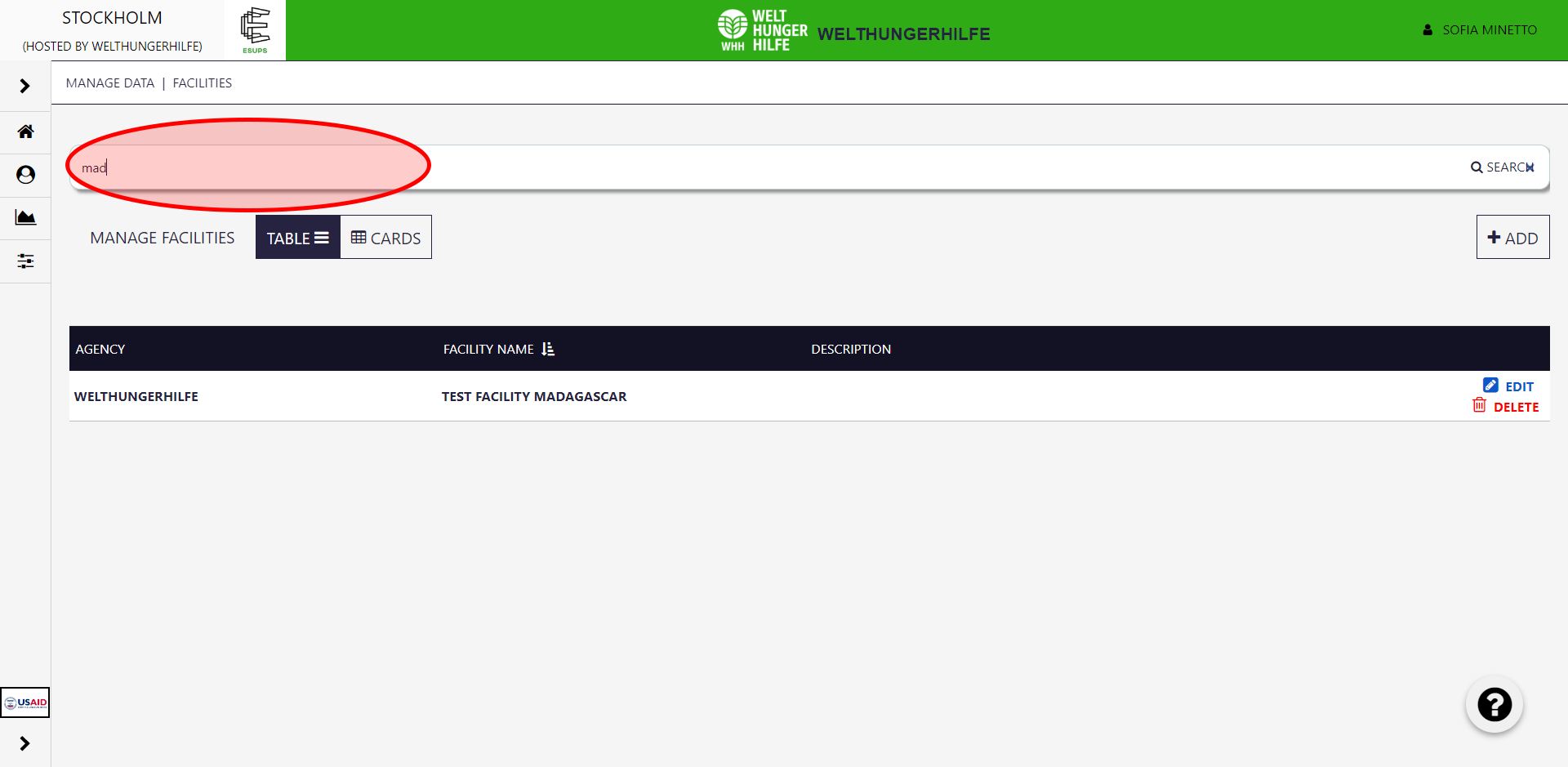 STOCKHOLM: How to create a Facility - ESUPS