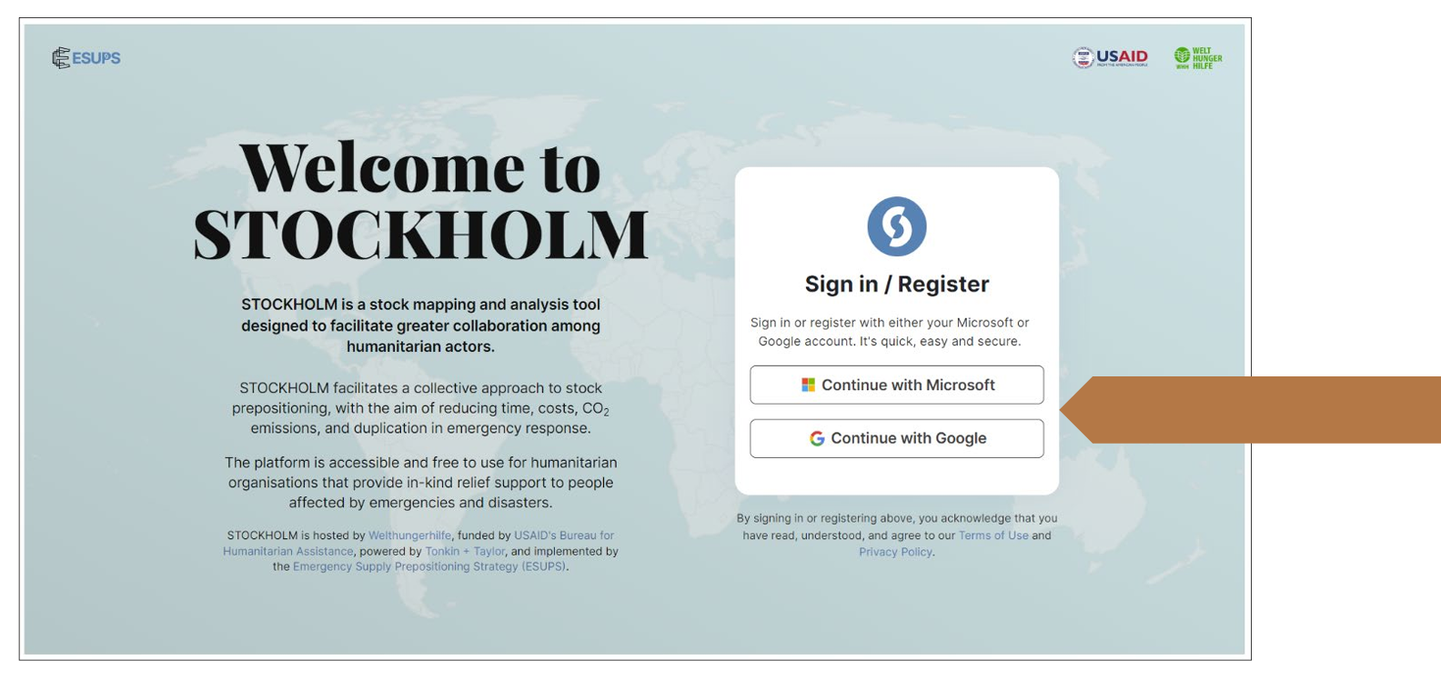 Invitation to Register - STOCKHOLM User Guide